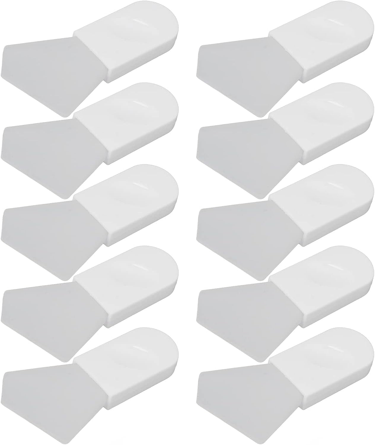 Face Mask Brush, 10Pcs Silicone Hairless Portable Facial Mud Applicator ...