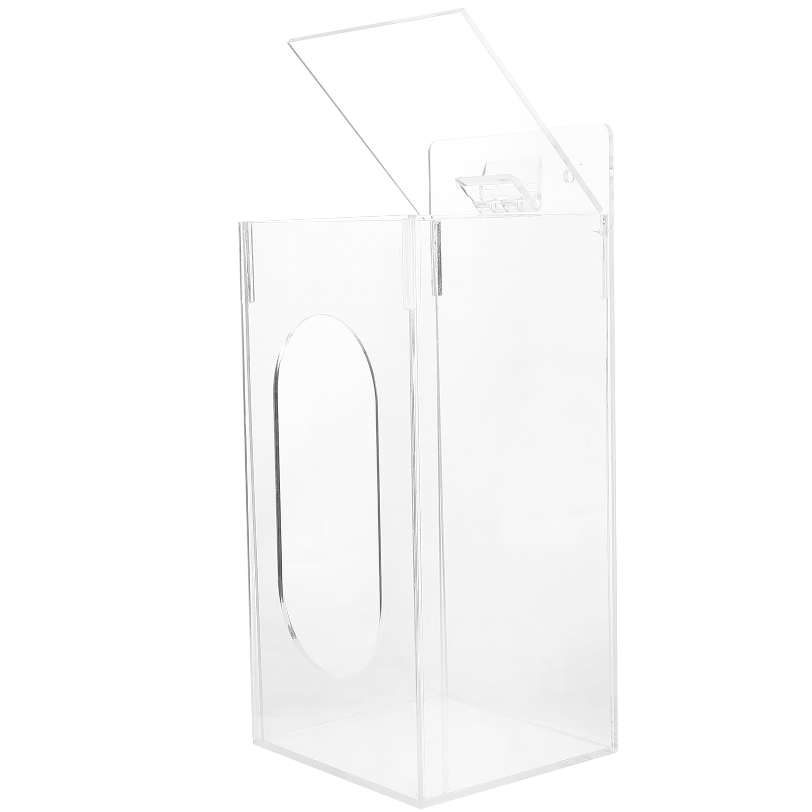 Face Mask Dispenser Box Acrylic Glove Holder Wall Mount Mask Storage ...
