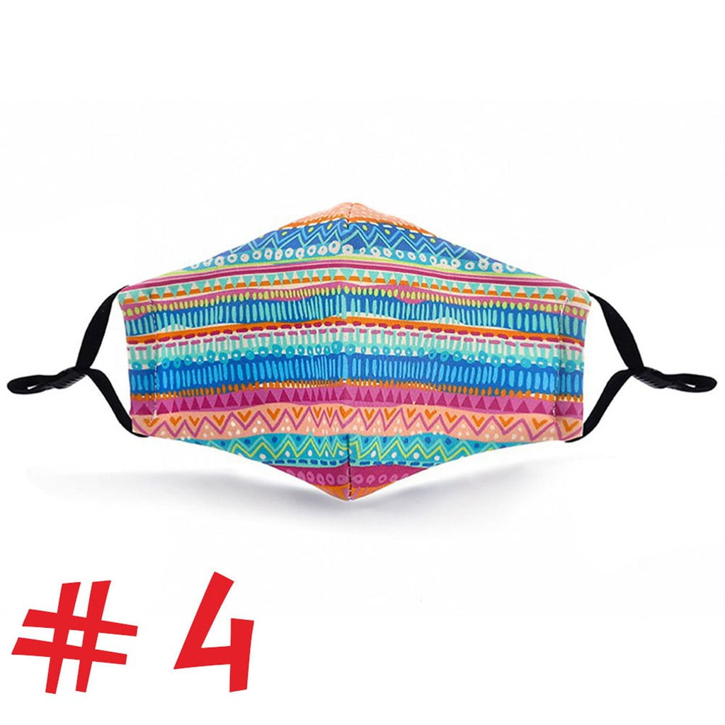 Face Mask Kids Youth with Filter Pocket Washable Reusable Mask Design ...