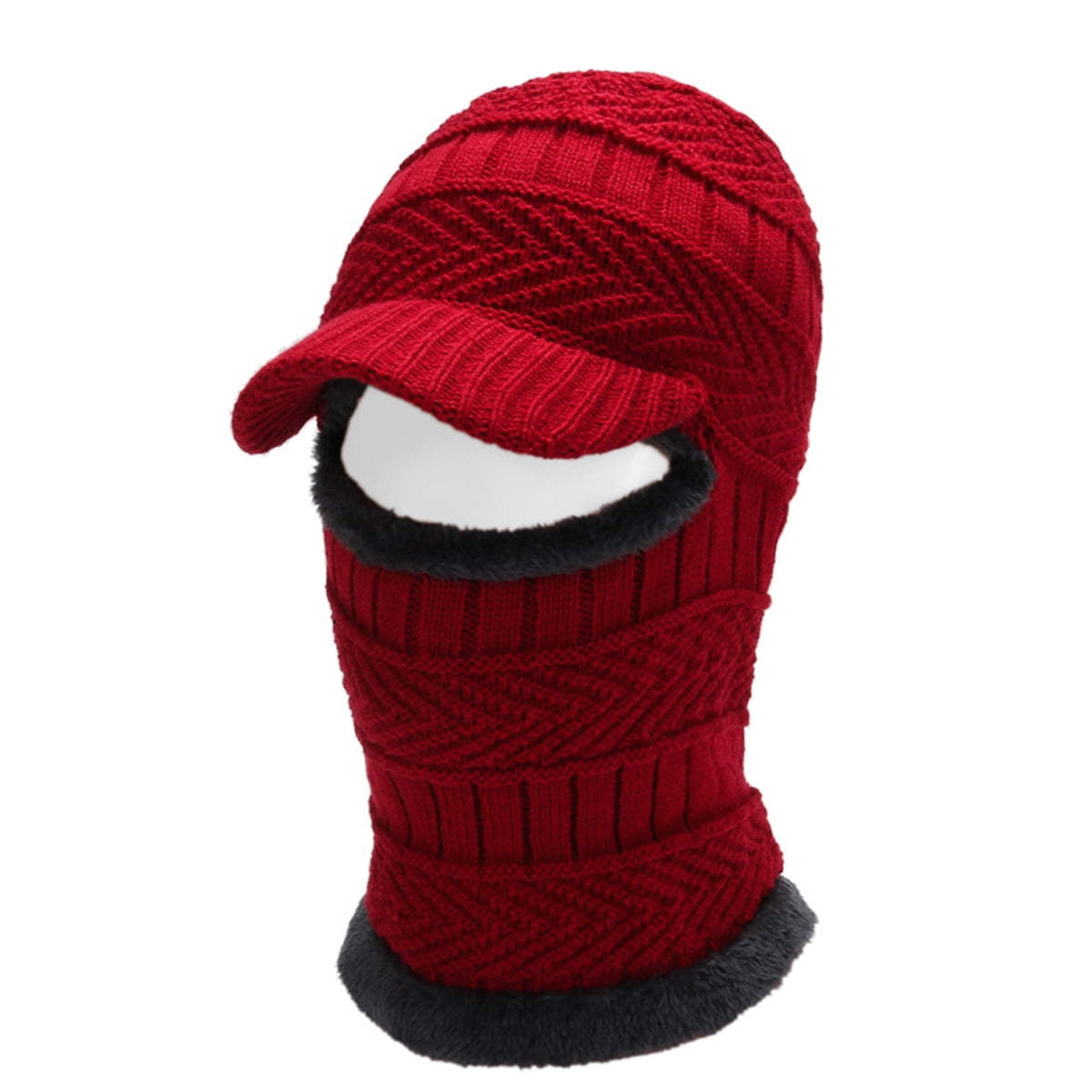 Face Mask - Knit Winter Hats for Women Men Adult, Cold Weather Ski ...
