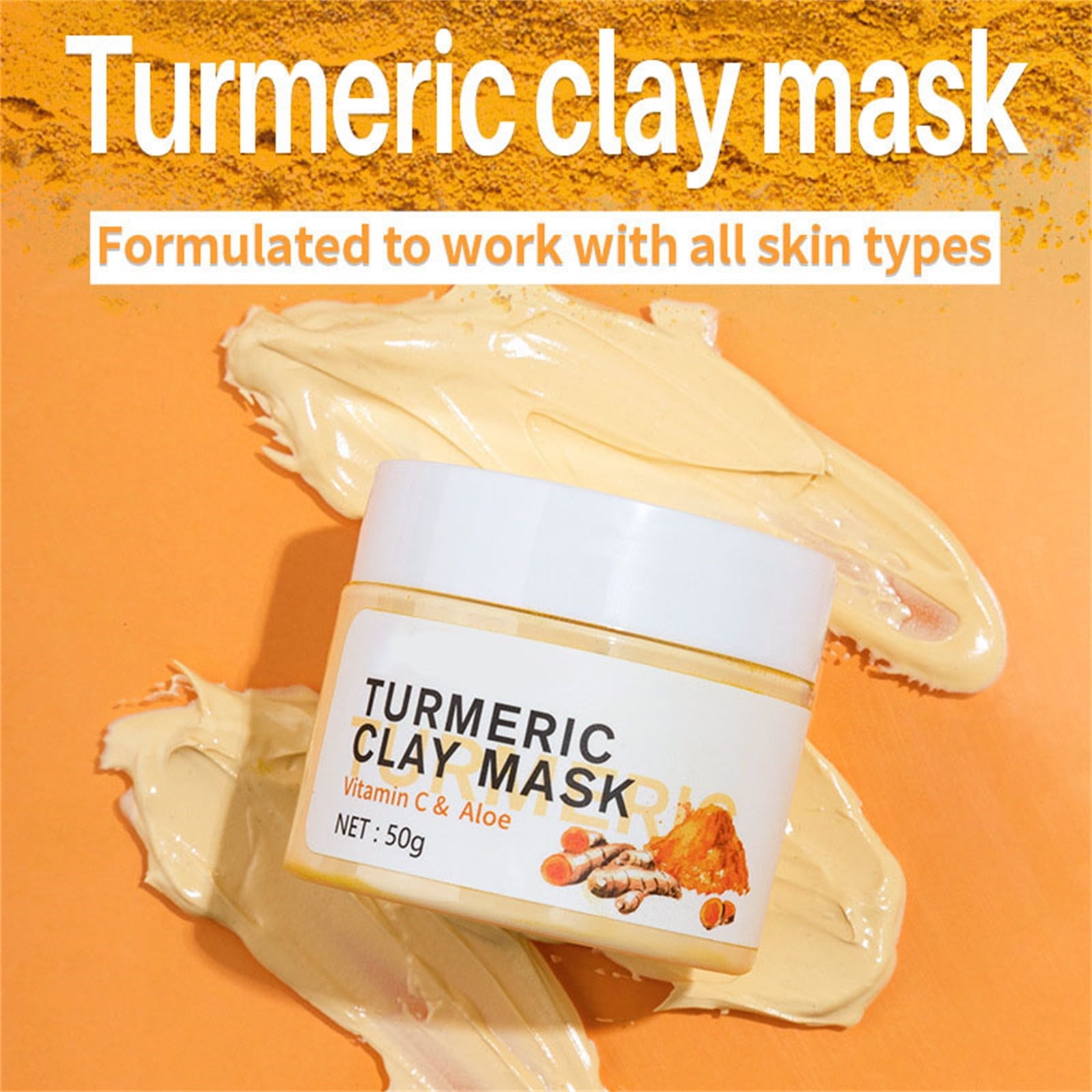 Face Mask Skin Care,Turmeric Mud Mask Combines The Luxury Skincare ...