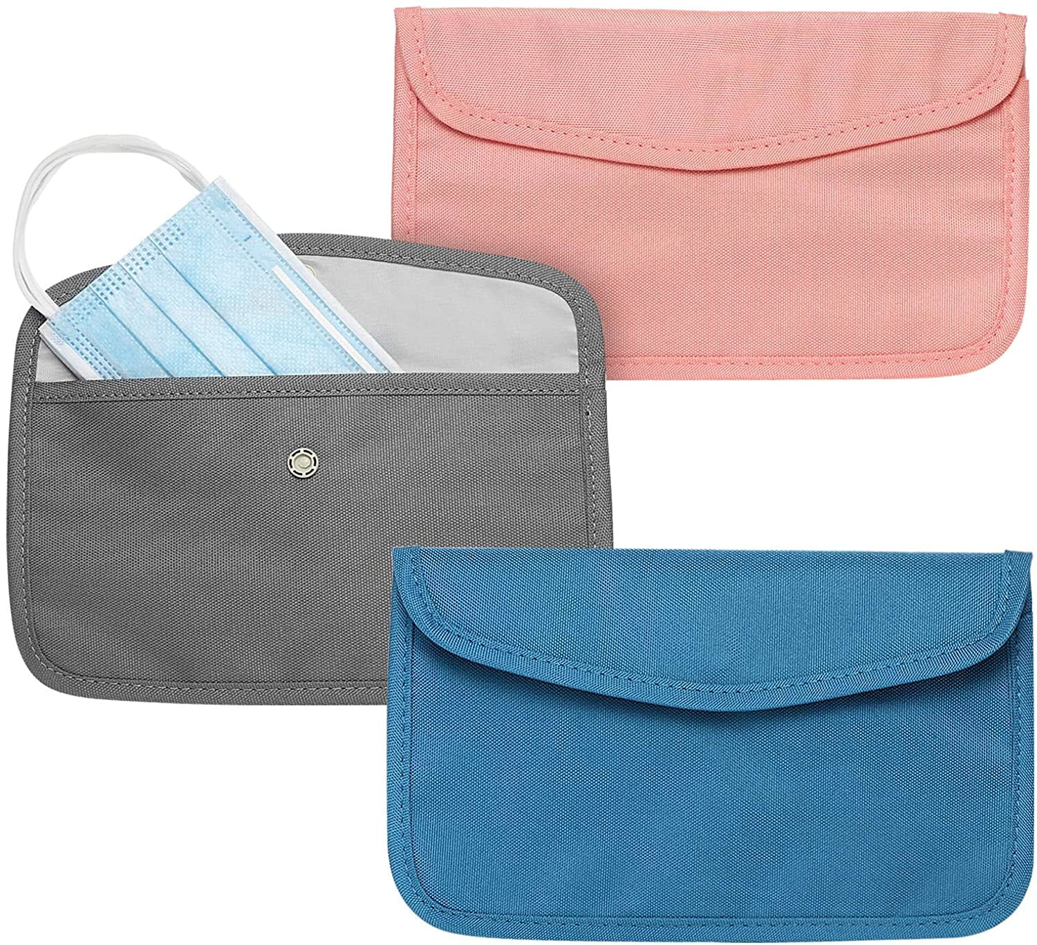 Face Mask Storage, Face Mask Containers, Mask Case Holder, Mask Bag for ...