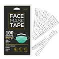 Face Mask Tape Double Sided - by Uplift Secret (100 Count) | Helps to ...