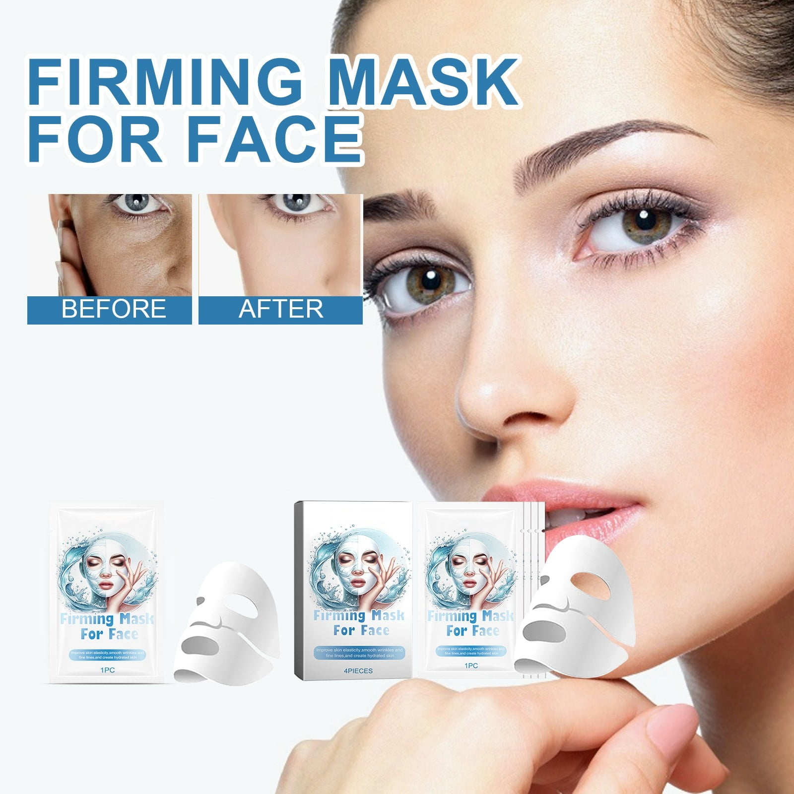 Face Masks Skincare, BioCollagen Mask Deep Moisturizing Whitening ...