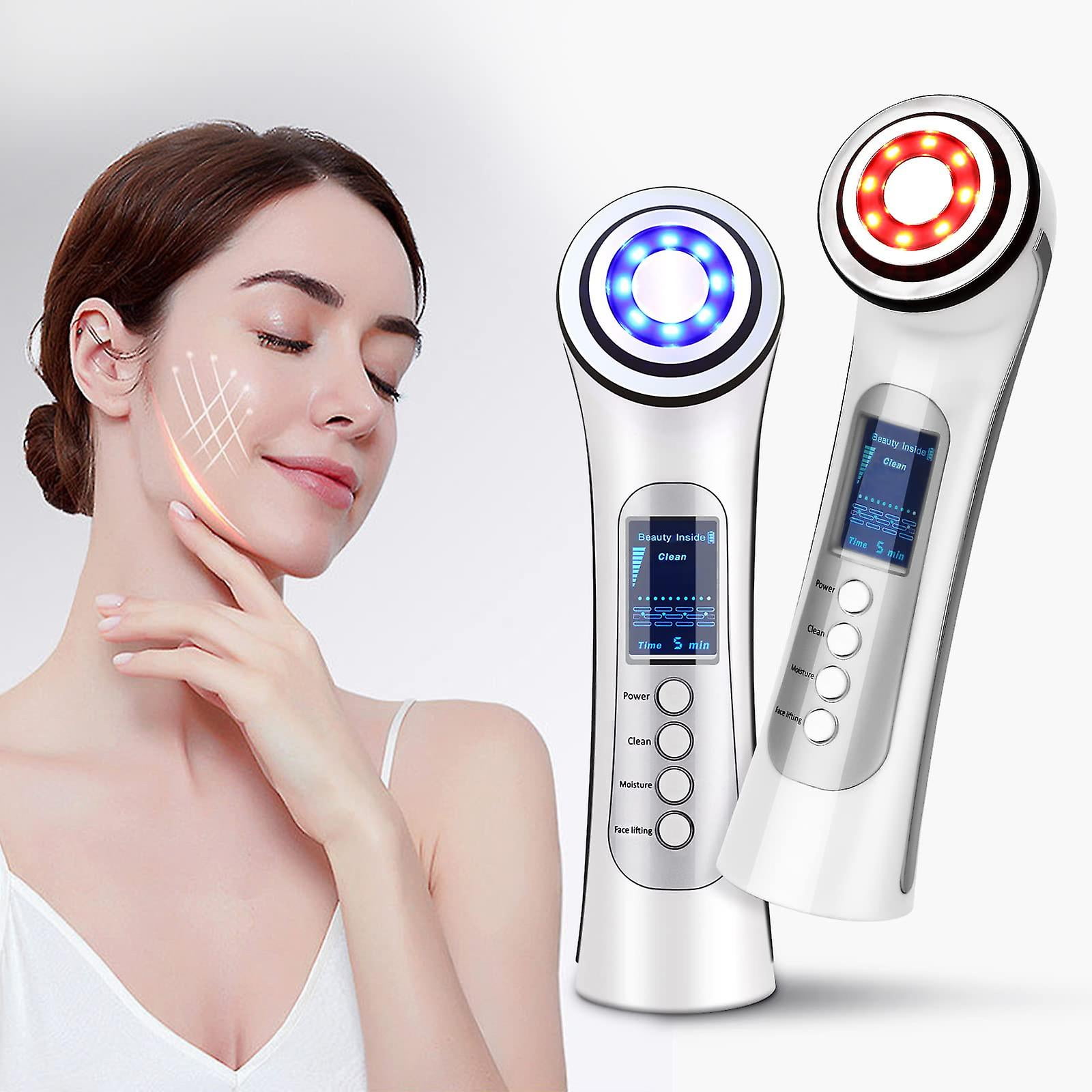 Face Massager Against Wrinkles 5 In 1 Radio Frequency Device Face With ...