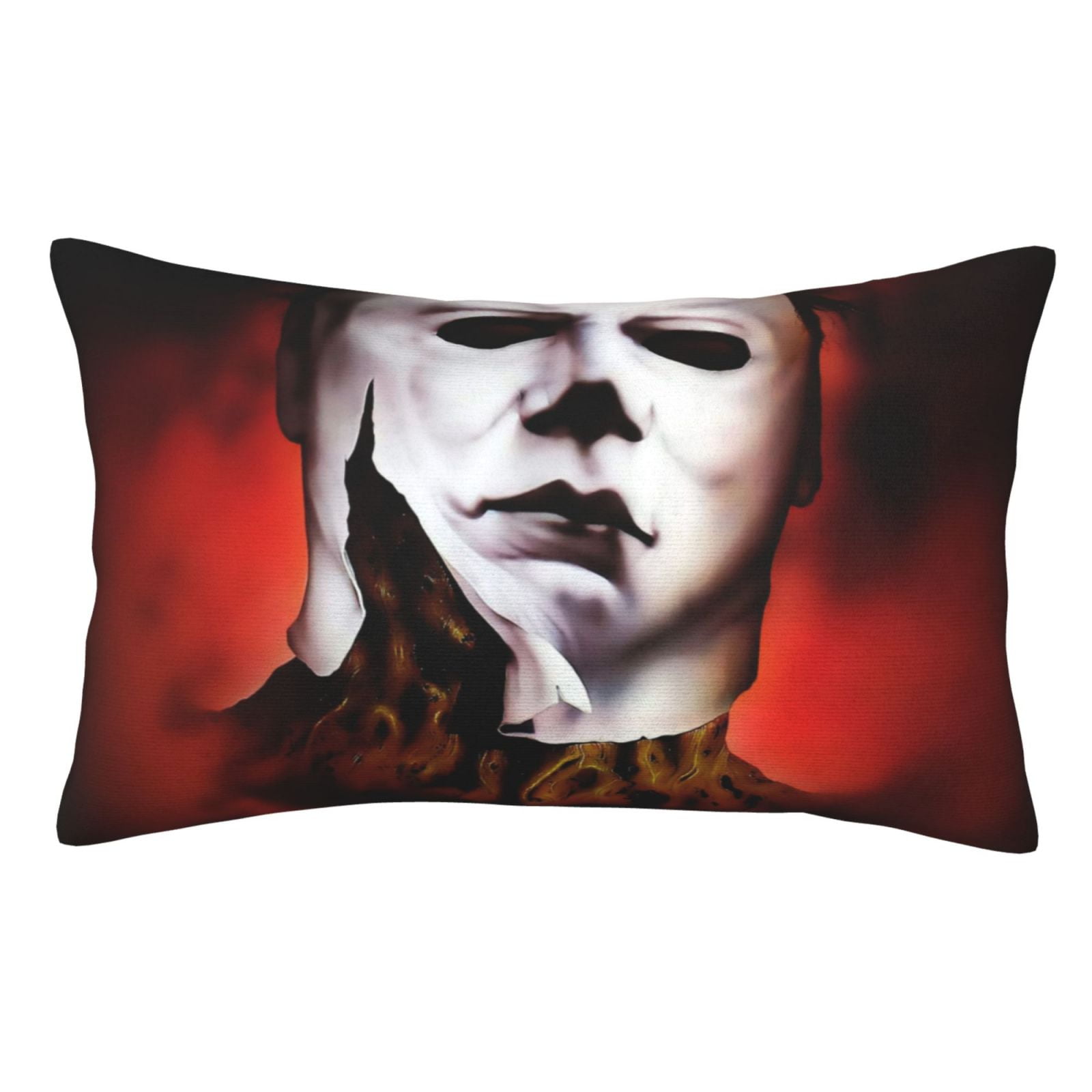 Face Michael Myers Pillowcase Decor Cushion Pillow Covers With Hidden ...