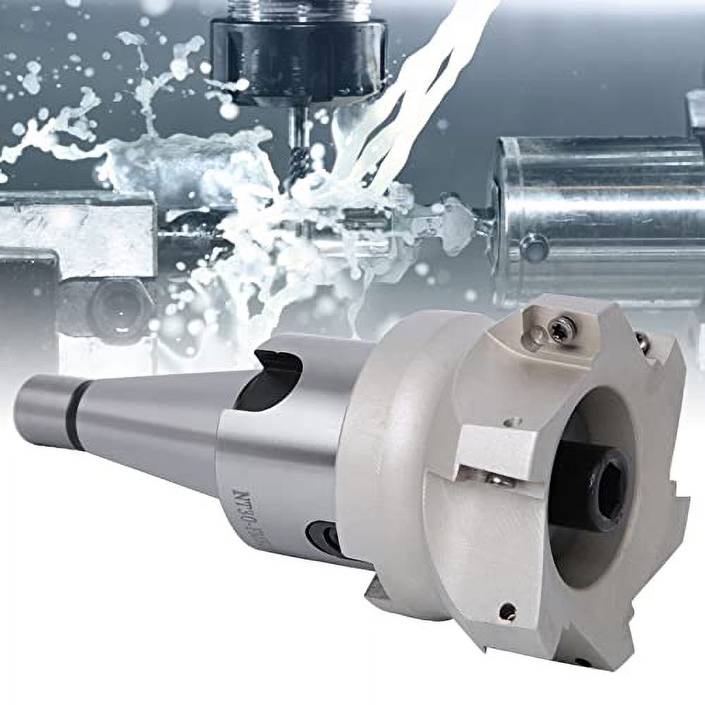 Face Mill Cutter Set, 1pc NT30 FMB27 Collet Chuck Holder 1pc BAP400R-80-27-6 Flute Milling ...