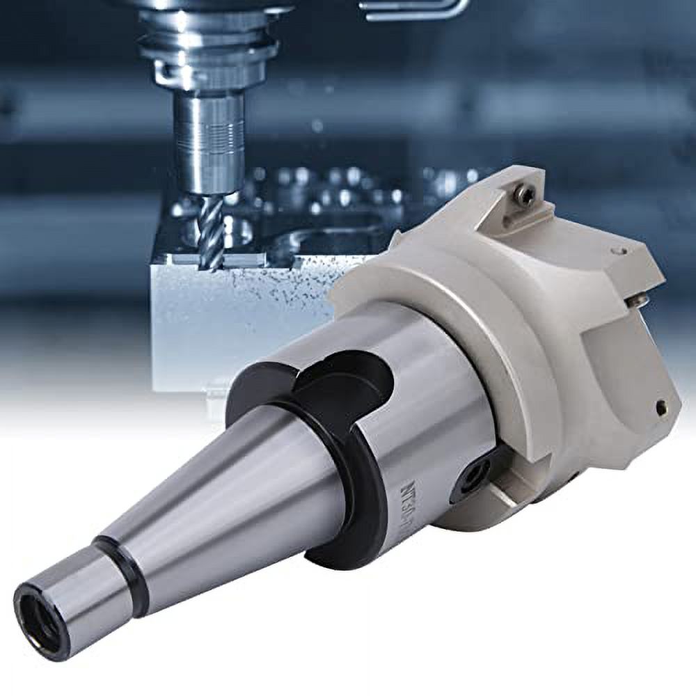 Face Mill Cutter Set, 1pc NT30 FMB27 Collet Chuck Holder 1pc BAP400R-80-27-6 Flute Milling ...