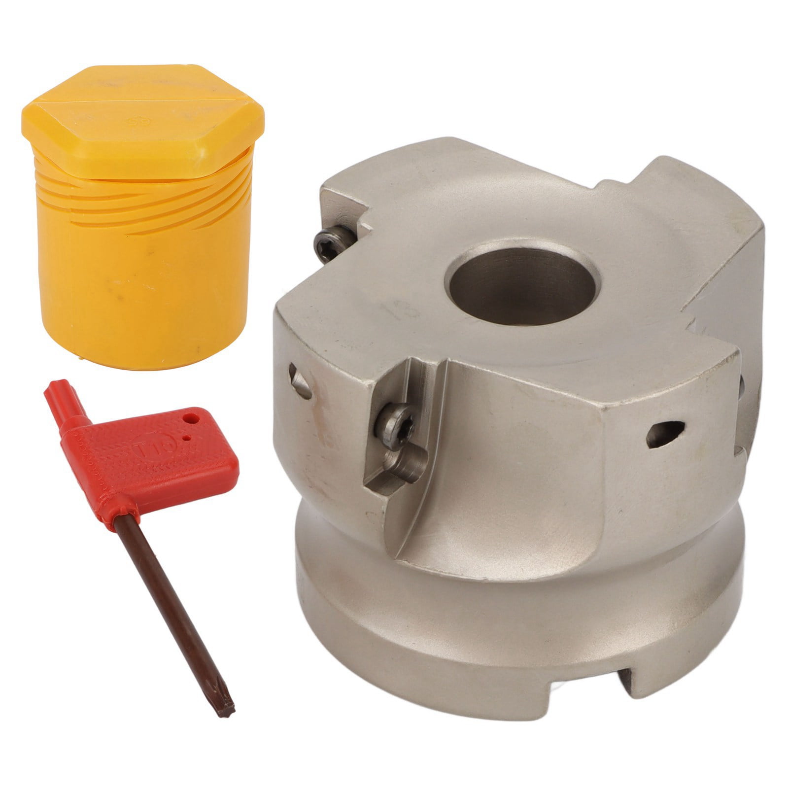 Face Milling Cutter Head 4 Flute 40cr High Hardness Oxidation ...