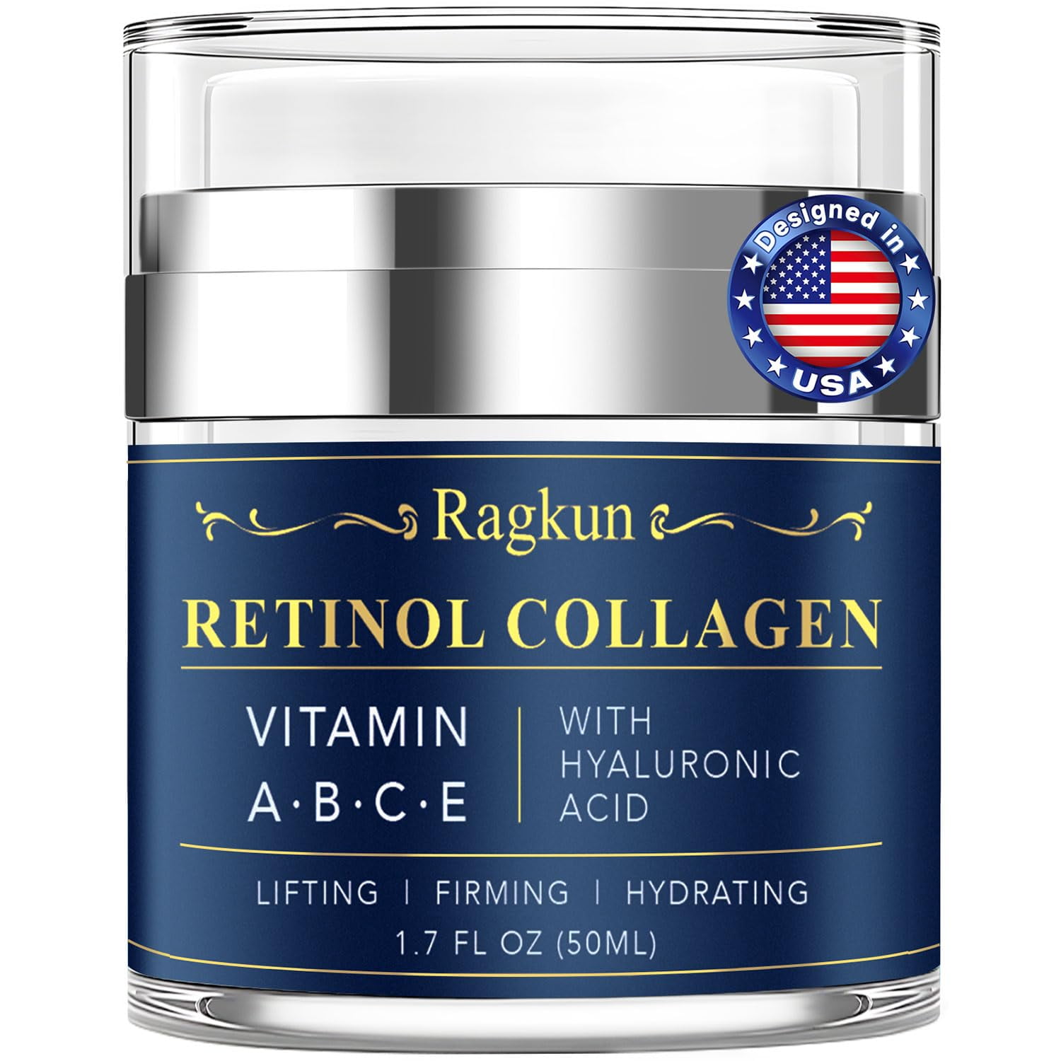 Face Moisturizer Retinol Cream - Neck Collagen Creams for Tightening ...