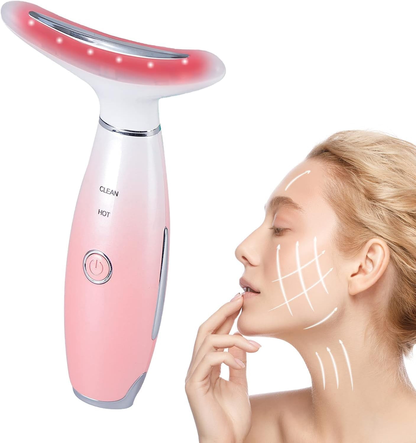 Face Neck Beauty Device for Skin, Handheld Beauty Neck Machine ...