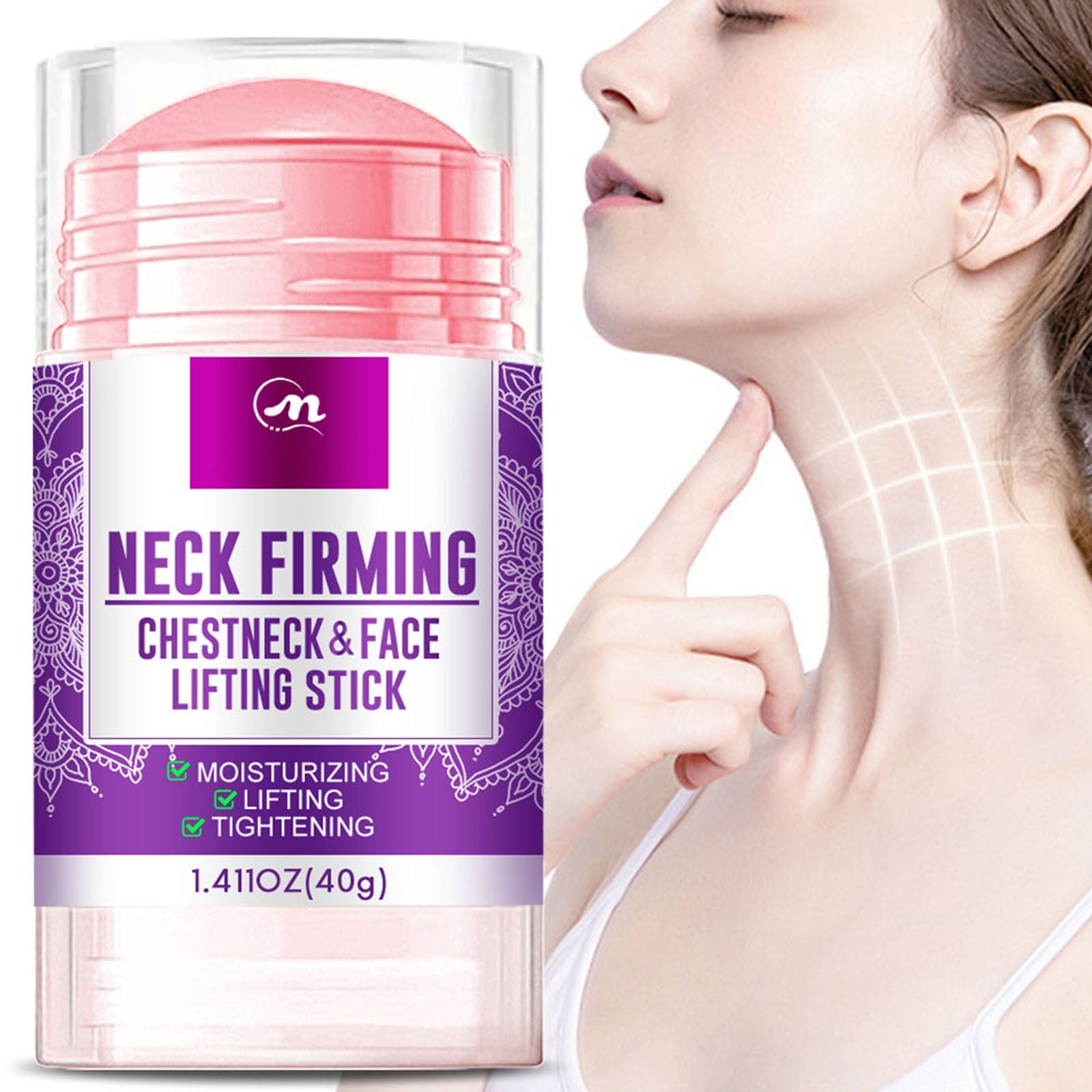 Face & Neck Tightening Cream Stick,Neck Firming Cream for Reduce Double ...