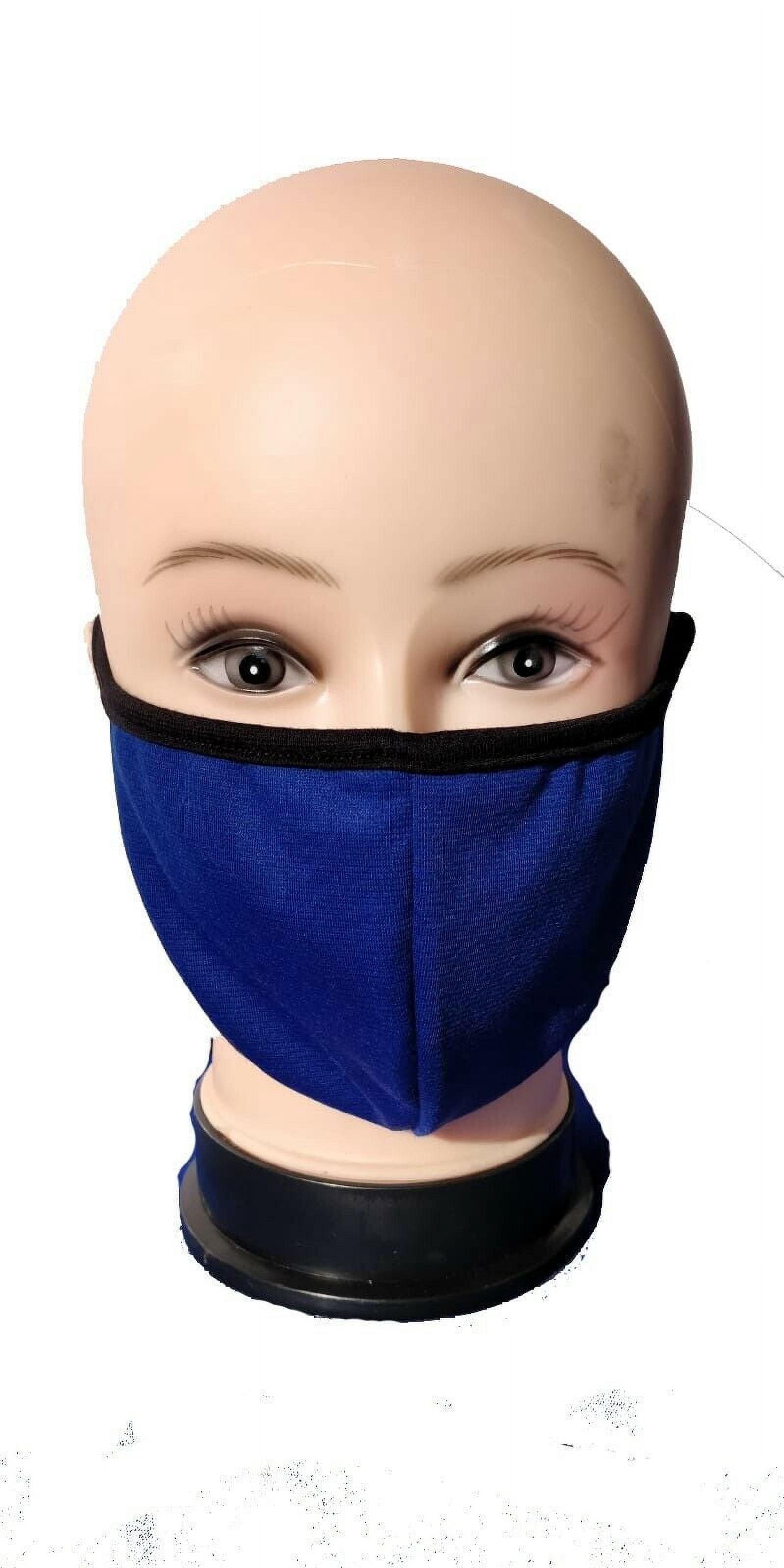 Face Nose Mask Unisex Washable Reusable Soft Double Layer Cotton Filter ...