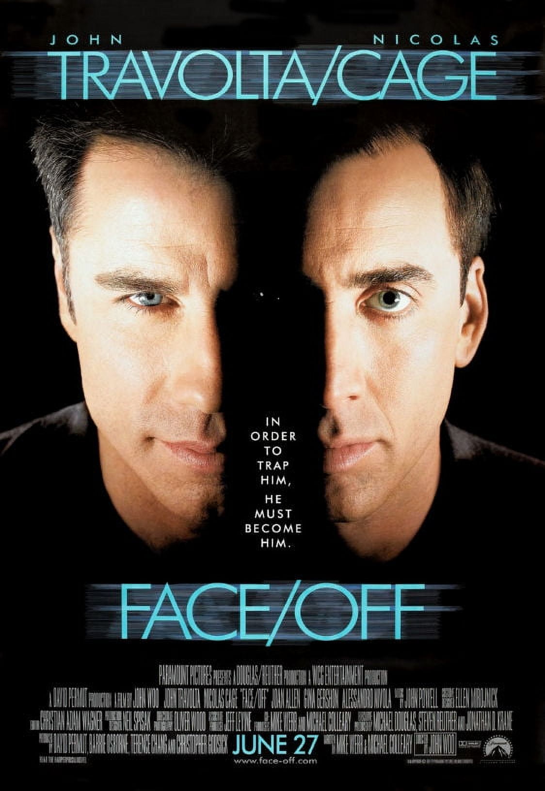 Face Off Movie Poster 16x24 Poster Medium Art Poster 16x24 Unframed ...