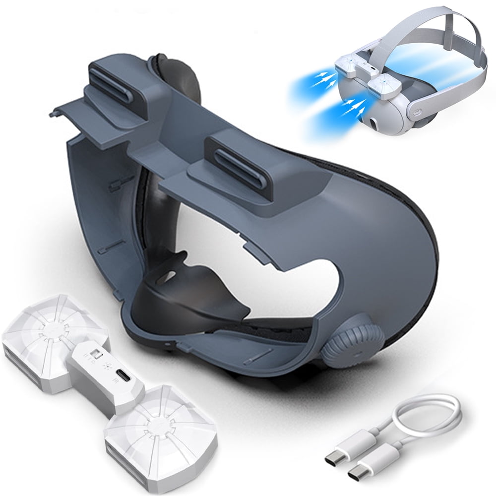 Portable Cooling Fan Pad for Meta Quest 3 - Air Circulation, Lens ...