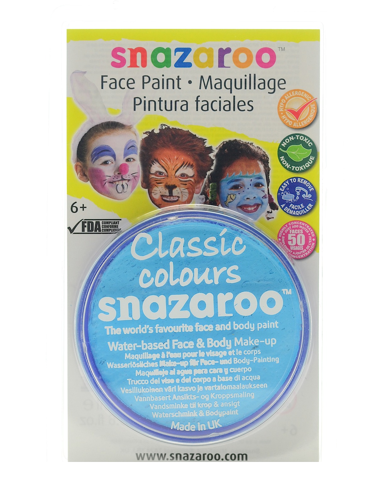 Face Paint Colors turquoise (pack of 3) - Walmart.com