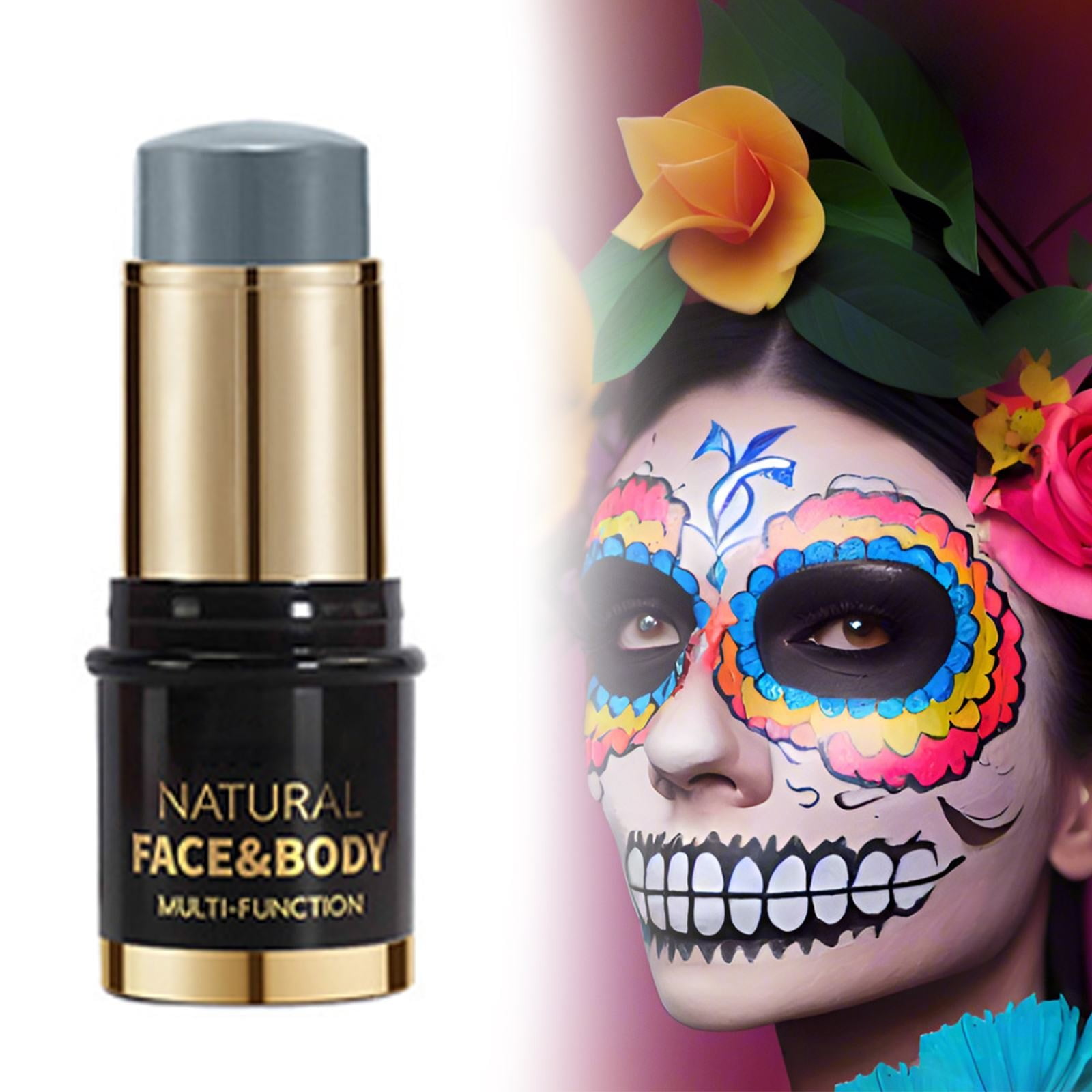 Face Paint Fake Makeup 12 Color Halloween Fluorescent Painting Stick ...