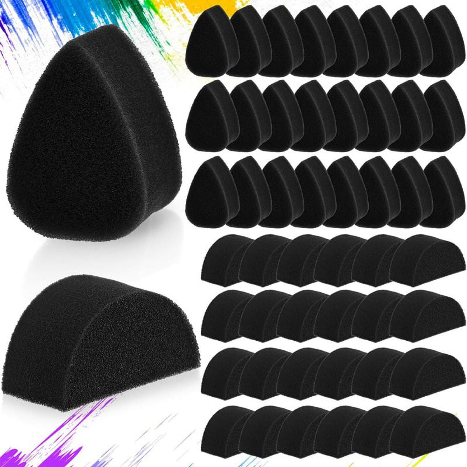 Face Paint Sponges Face Painting Black Sponges High Density for Art ...