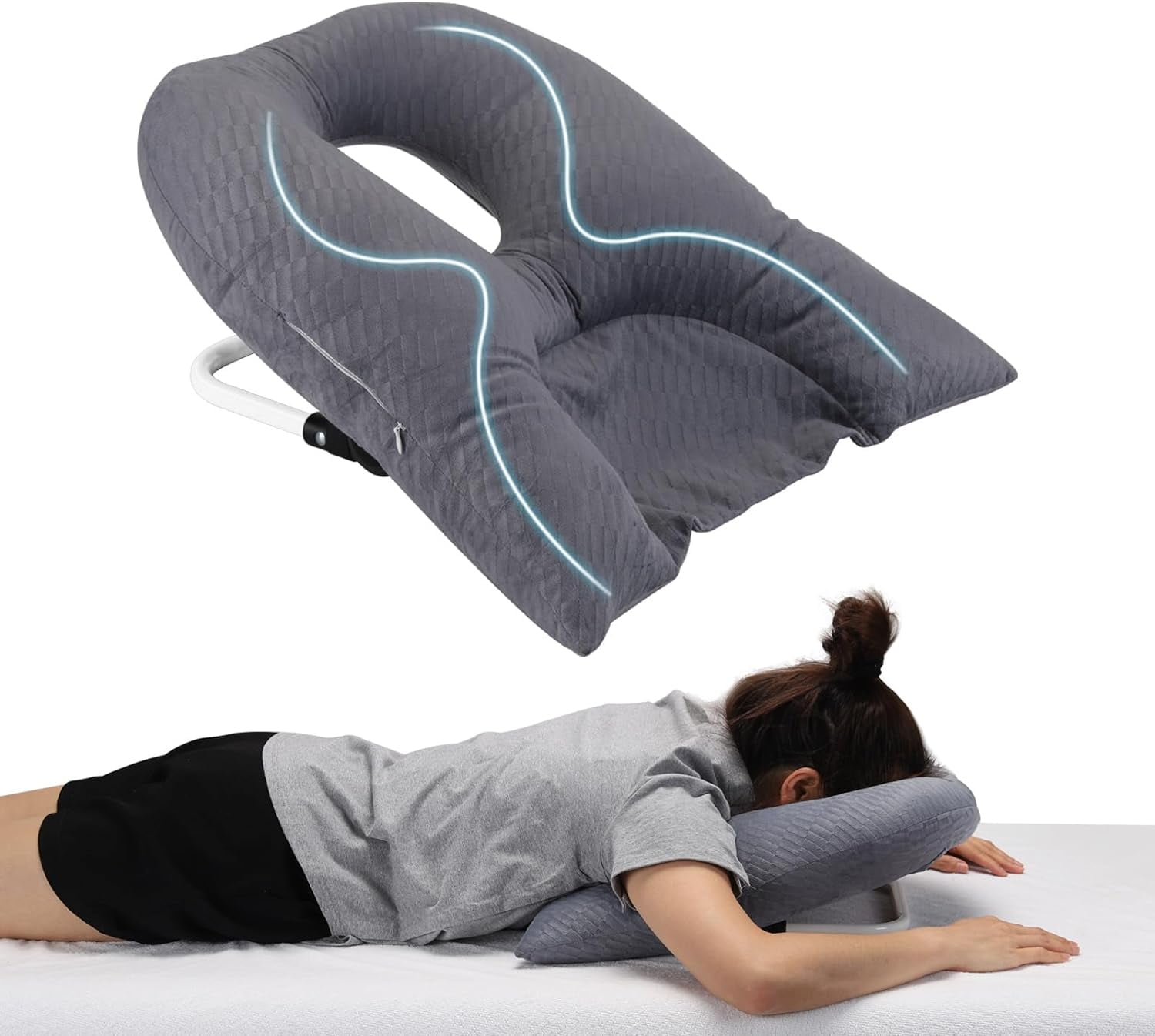 Face Down Pillow for Sleeping, Prone Pillow for Vitrectomy or Retinal ...