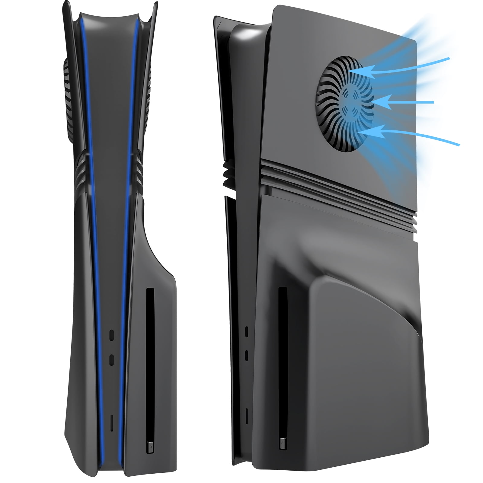 Face Plate Cover for PS5 Pro Disc/Digital Edition,with Cooling Vents ...