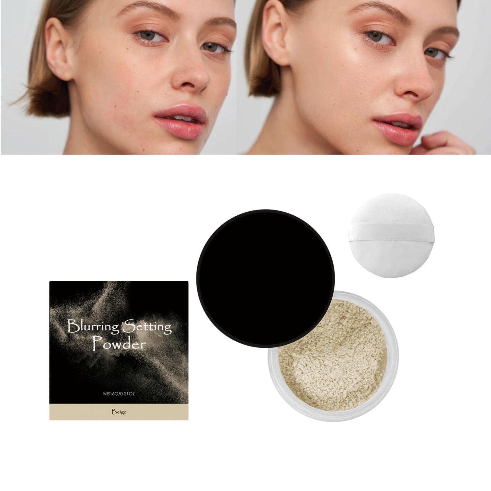Face Powder Makeup Powder Foundation Setting Powder Beauty Blurring ...