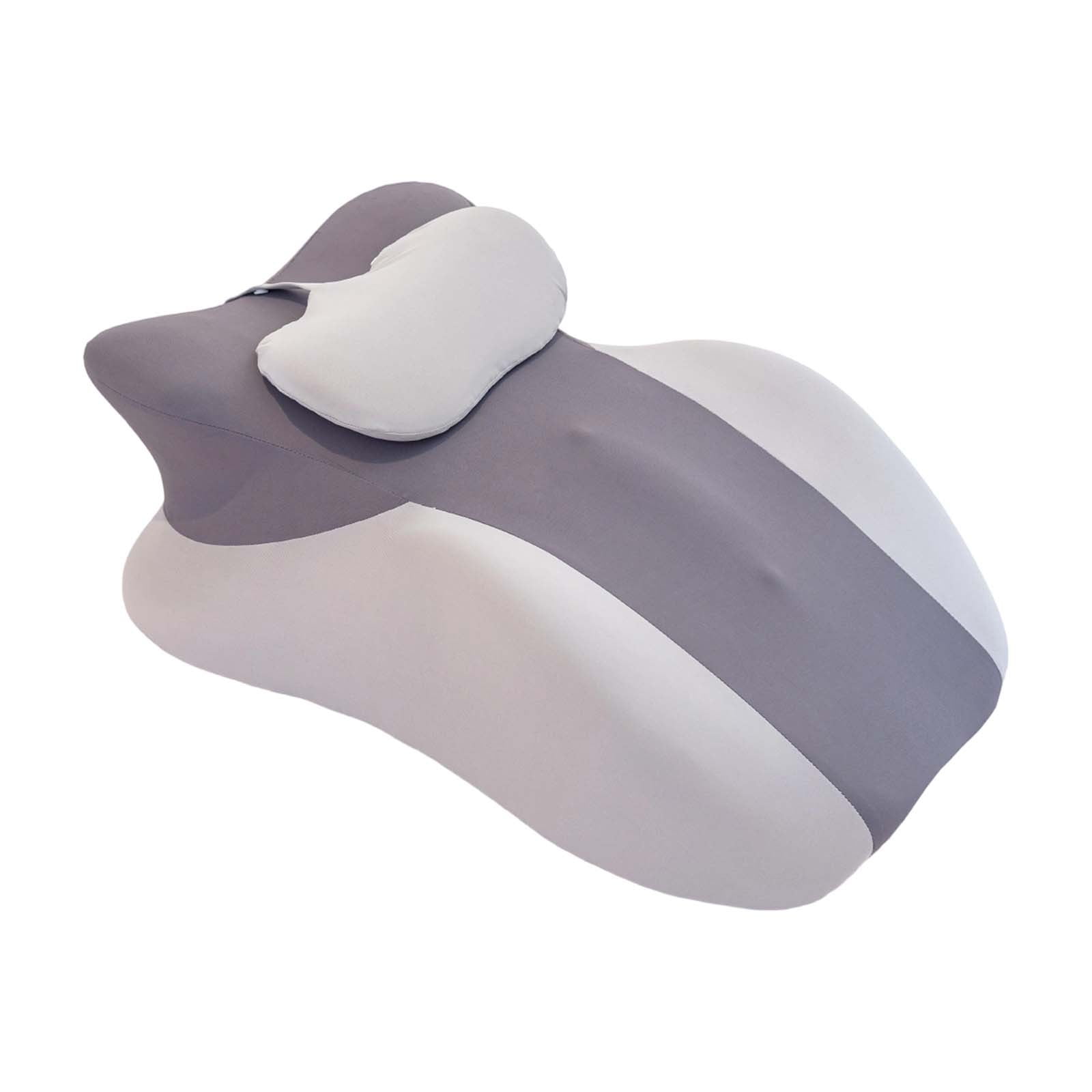 Face Prone Down Ergonomic Prone Memory Foam Pillow,with Removable Cover ...