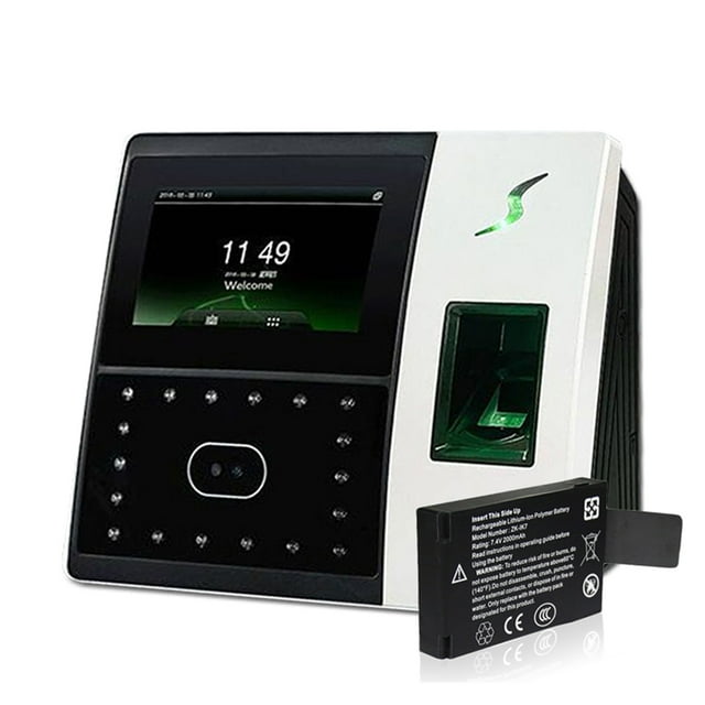 Face Recognication And Fingerprint Time Attendance And Access Control System /IP USB Biometric ...