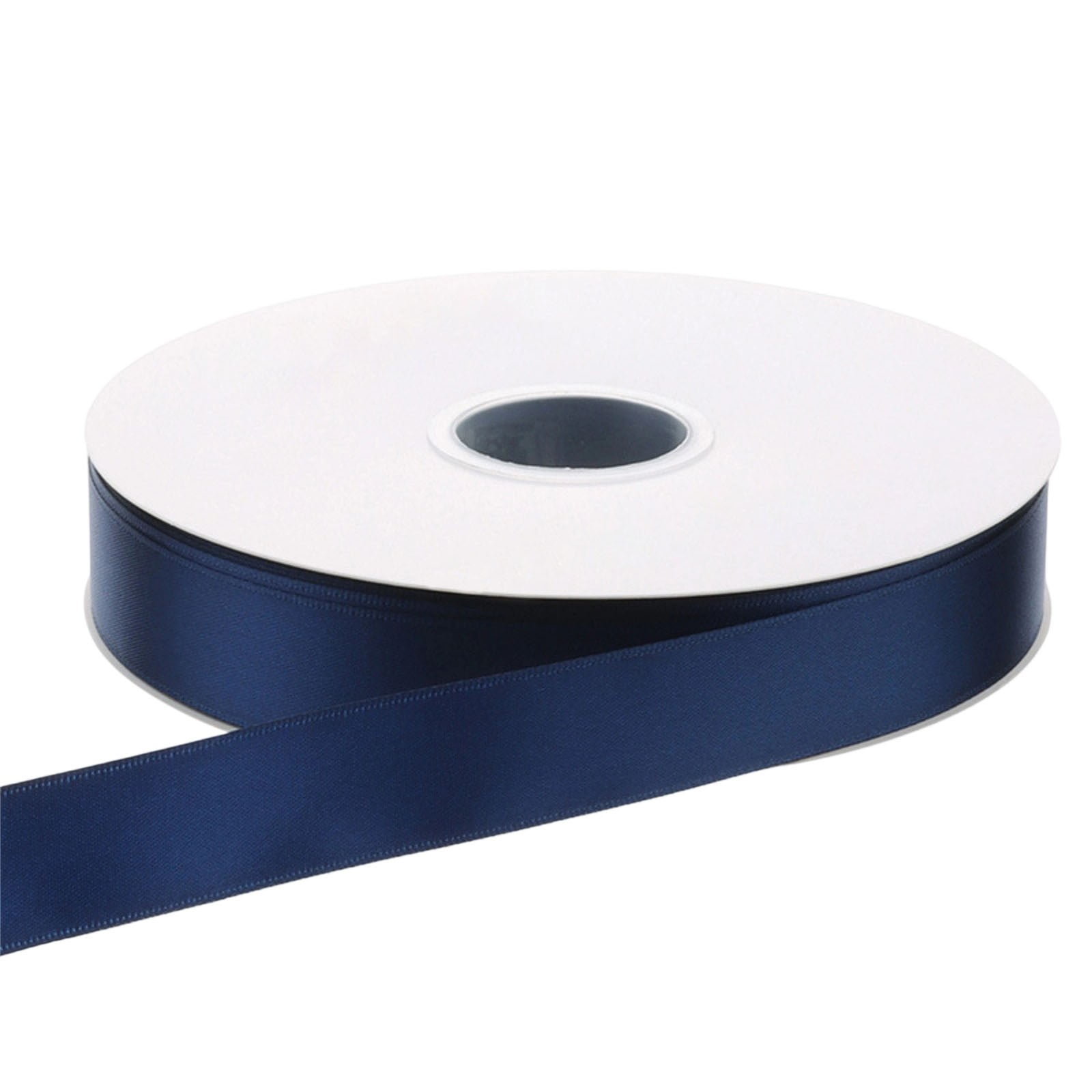 Face Satin Ribbon | 2.5cm x 80m Roll | 100% Polyester Solid Color ...