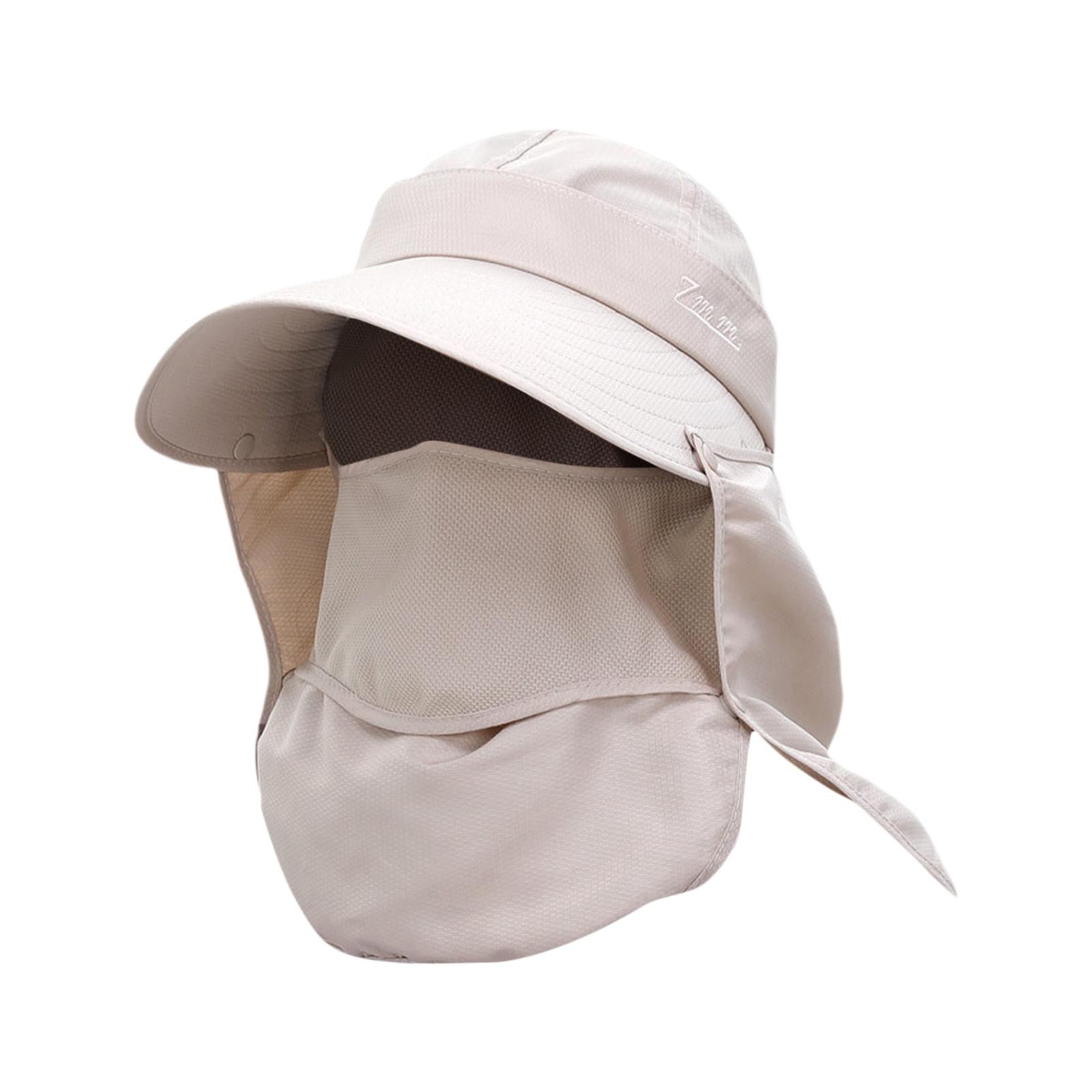 Face Scarf Cover with Removable Neck Flap Cover Windproof Strap Sun ...