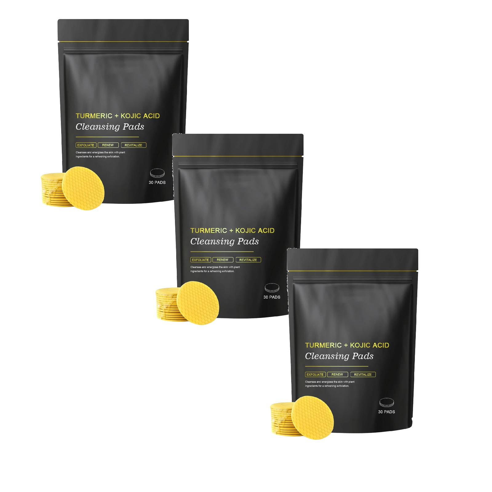 Face Scrub Pads with Vitamin C (90 Pads), Gentle Cleansing Pads for ...