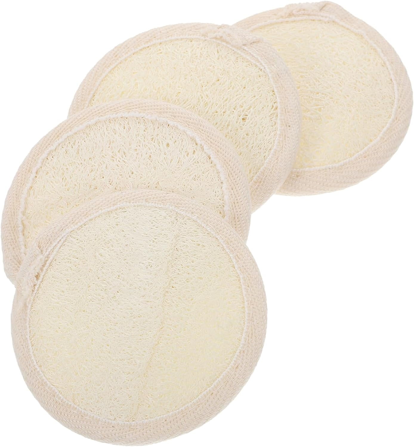 Menghzhilian Face Scrubber Exfoliator Loofah Pads, Practical Makeup ...