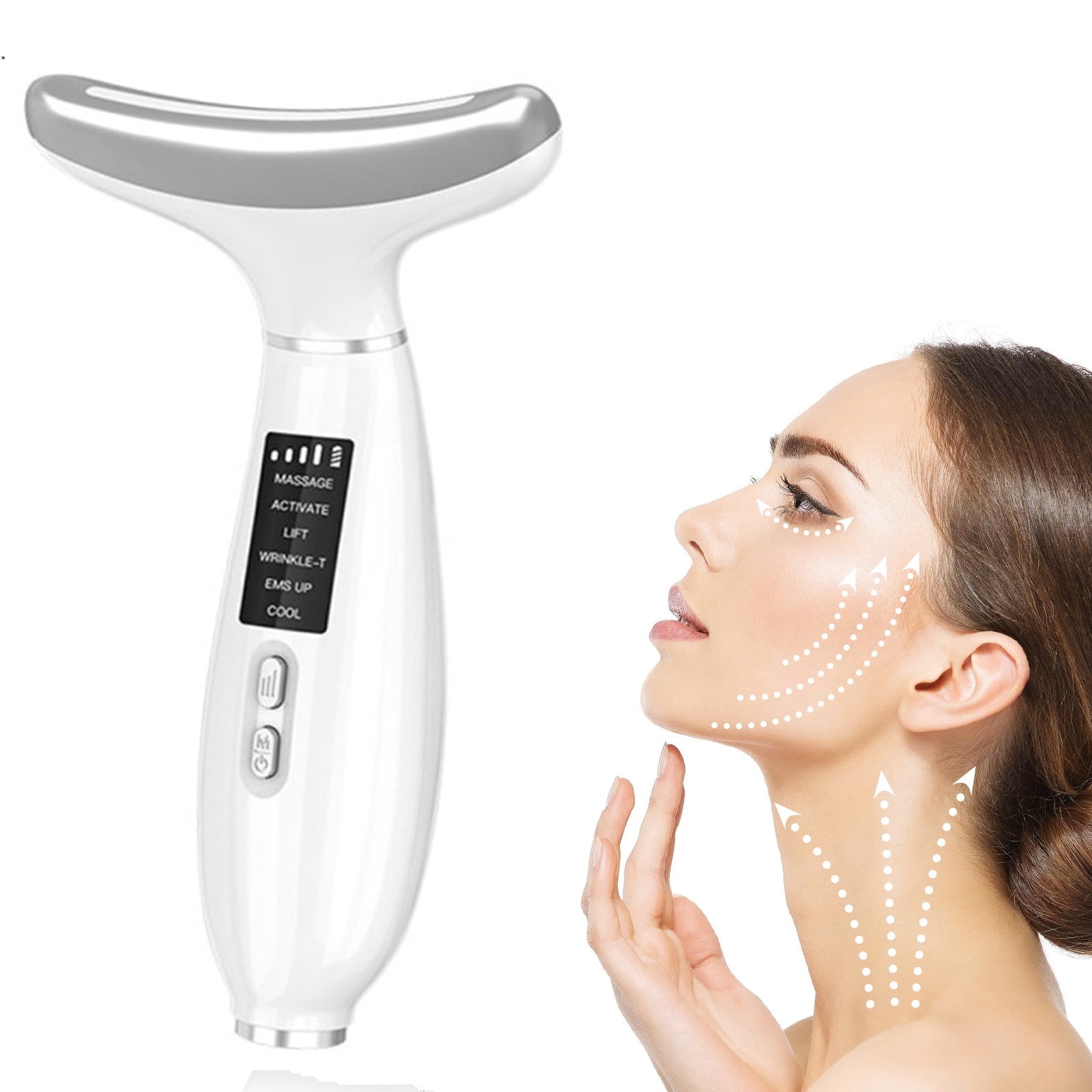 Face Sculpting Device, LED Massager Neck Face Firming Wrinkle Removal ...