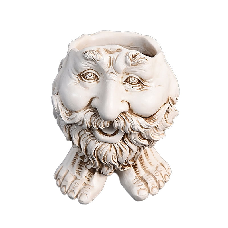 Face Sculpture For Garden - Whimsical Outdoor Statue With Hilarious ...