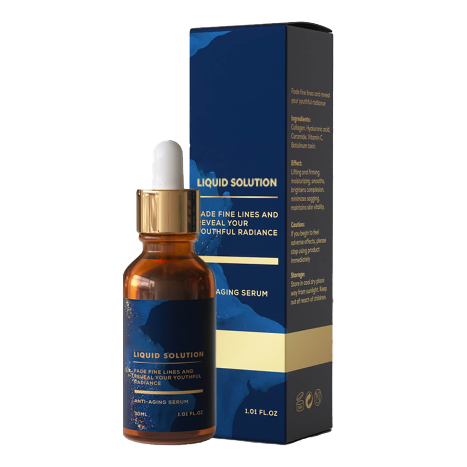 Face Serum, A Bottle with Vitamin C & E, Stock Solution Facial Serum ...