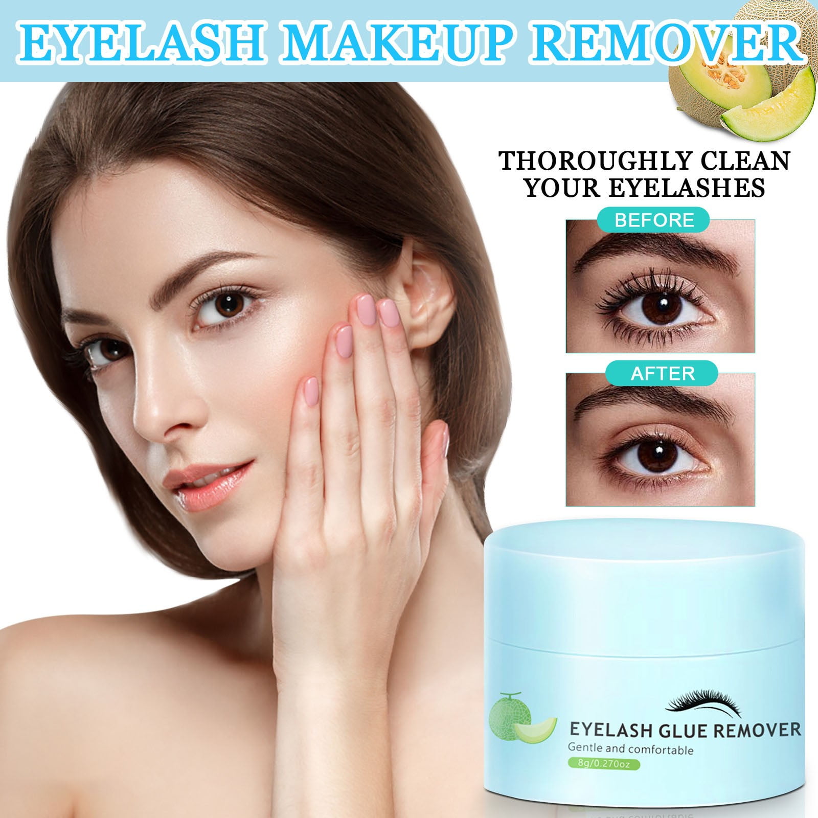Face Serum|Cream|Makeup|Beauty|Hami Melon Water Cleansing Eyelash ...