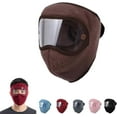 Face Shield Winter Warm Face-Masks - Full Face Protection Headgear, Winter Warm Fleece Windproof ...