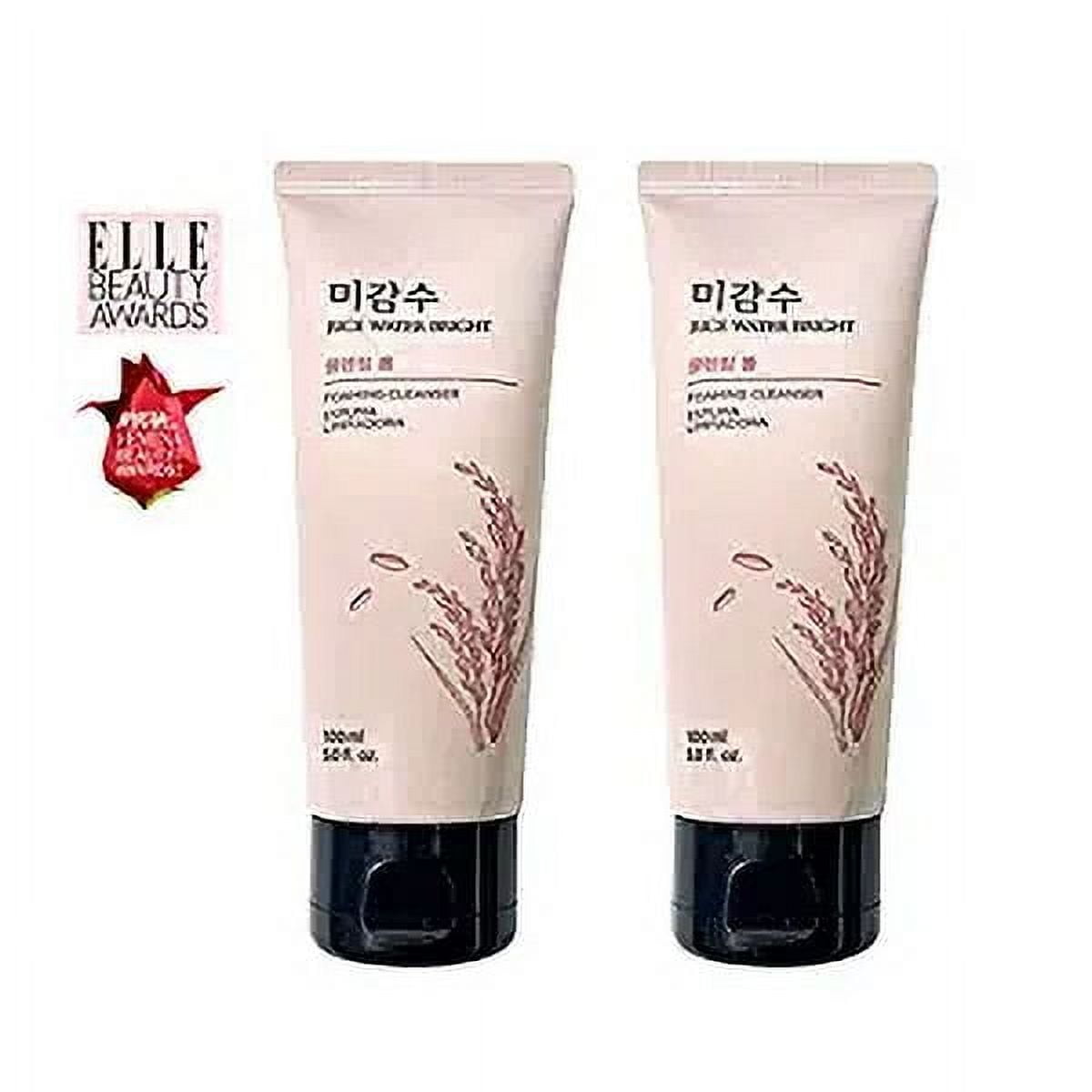The Face Shop Rice Water Bright Cleansing Foam 100ml (Pack of 2) | Face ...