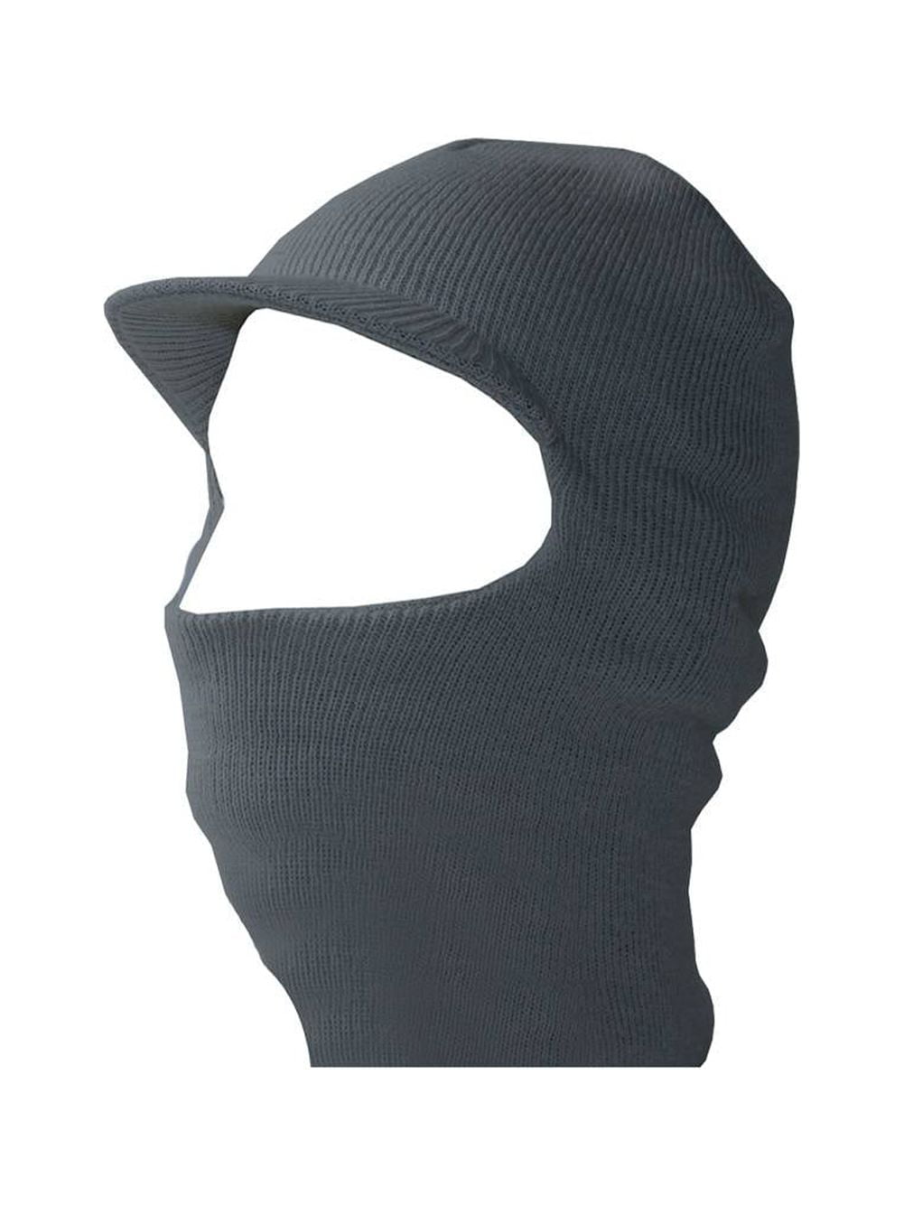 Face Ski Mask w/ Visor, Charcoal - Walmart.com