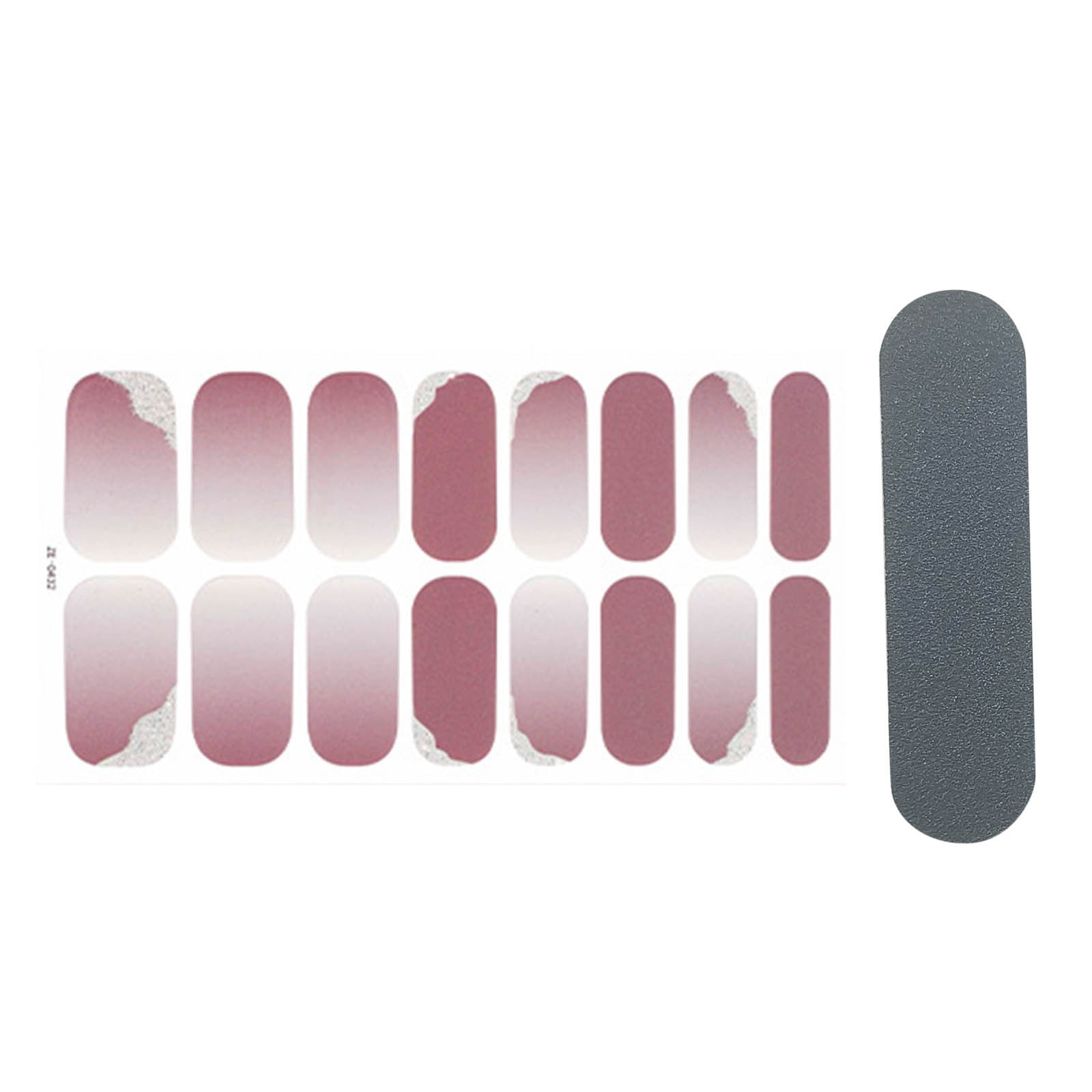 Face Sticker For Nails French Nail Stickers Gel Color Street Pool Intentions Tough Girls Nail