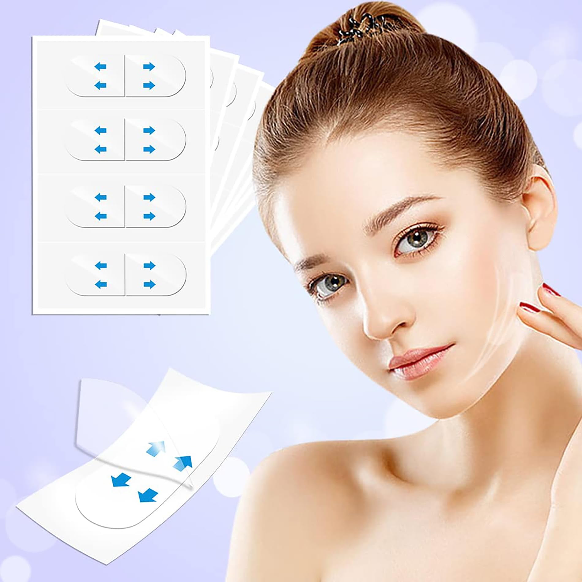 Face Tape Lifting Invisible, Face Lift Tape 150Pcs, Tape Facelift Tape ...