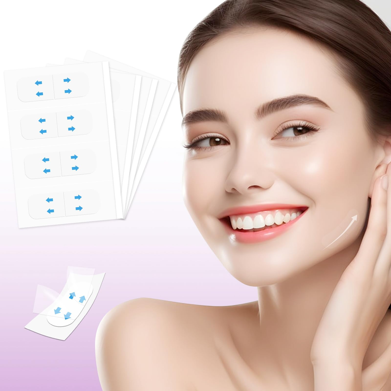 Face Tape Lifting Invisible, IFF17 Face Lift Tape Neck Tape Facelift ...