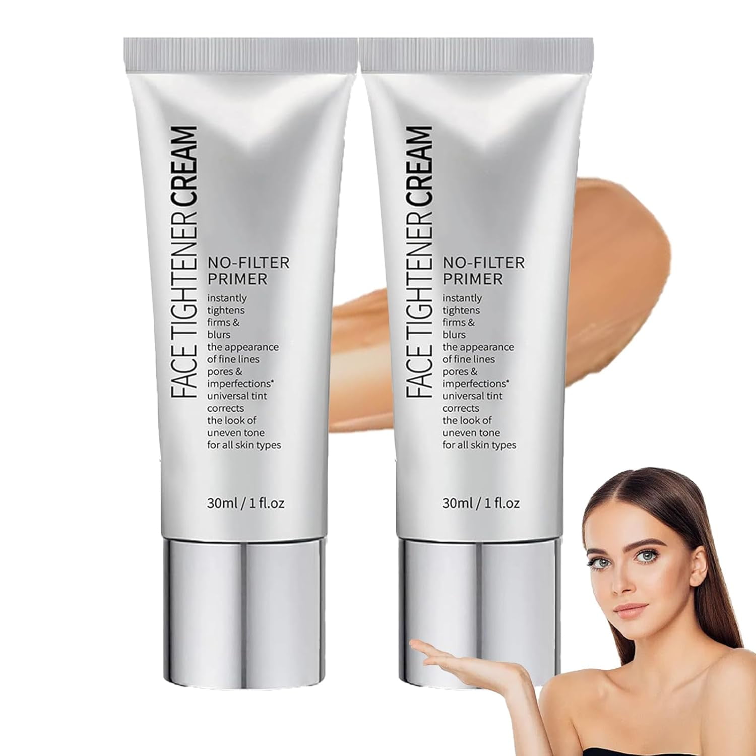Face Tightener No-Filter Primer,Instant Skin Tightener, Primer Face ...