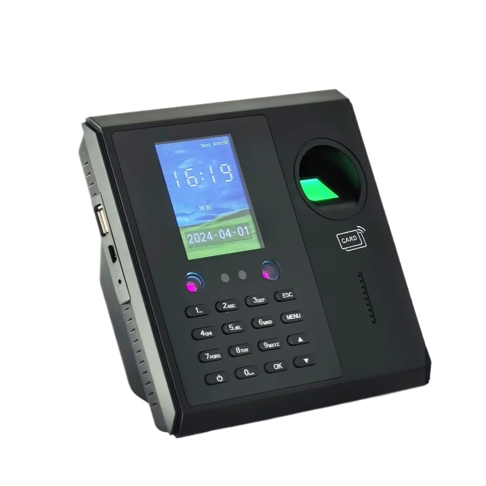 Face Time Attendance Machine System Fingerprint Employee Electronic ...
