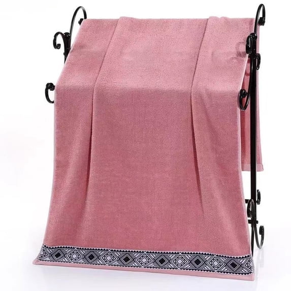 Soft Absorbent Cotton Towel, Thickened & Quick-Drying, Face & Bath ...