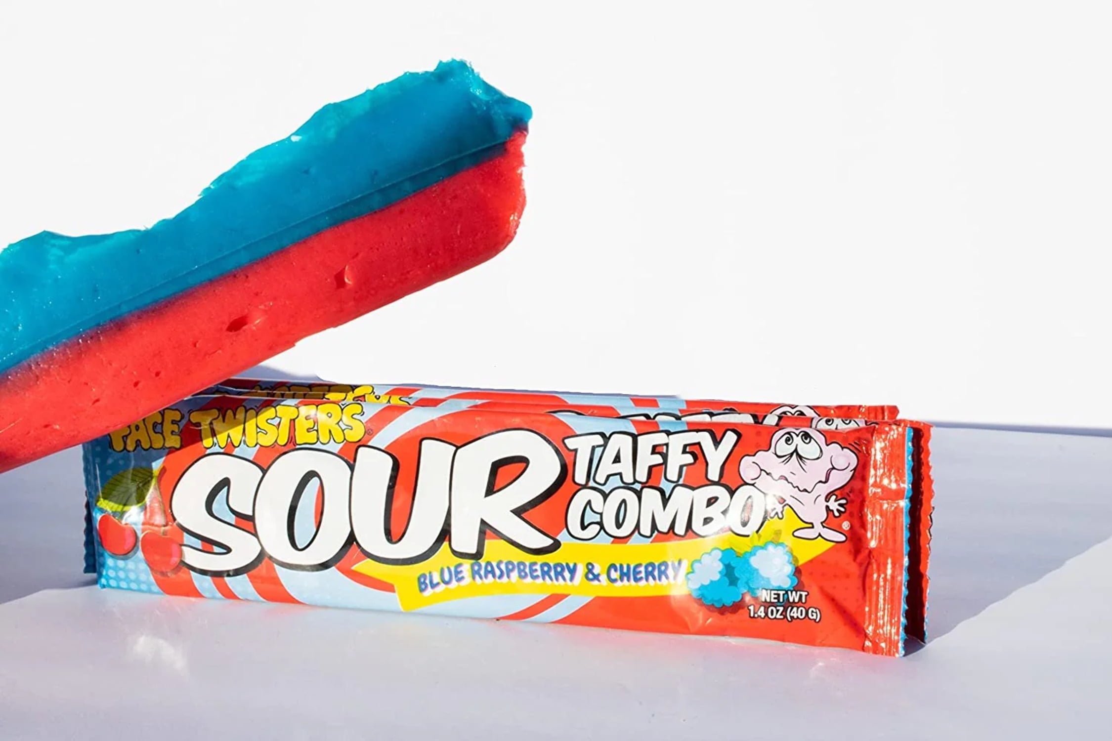 Face Twisters Sour Taffy Blue Rasberry/Cherry - Walmart.com