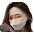 Face UV Face Covering UPF 50+ Women Sun Protection Face Mask Washable ...