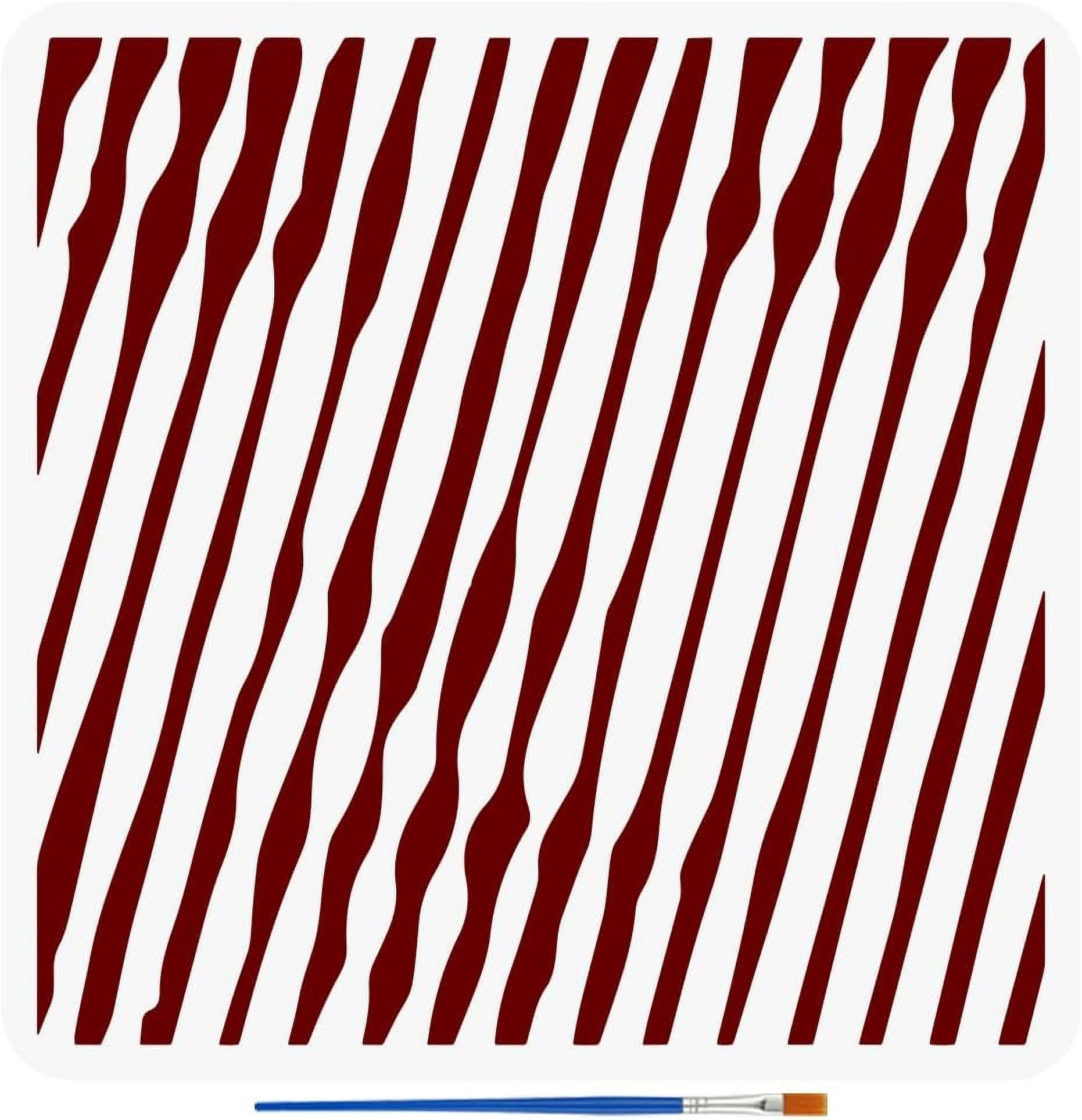 Face Visual Contours Stencils 11.8x11.8Inch Op Art Stencils with a ...