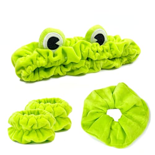 Face Wash Headband, Skincare Headband Wrist Bands For Washing Face Set ...