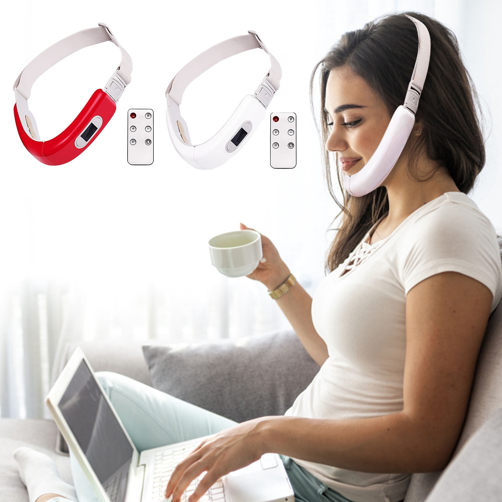 Face-lifting Masseter Device, Double Chin Reducer, 5-Axis Vibration ...