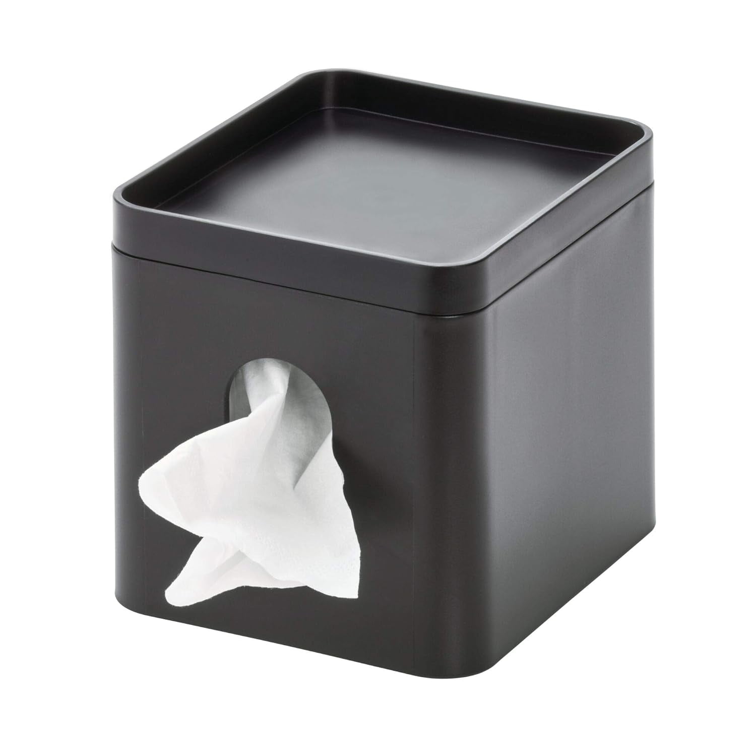 Facial Tissue Box Cover with Storage Tray, The Cade Collection – 6.1" x ...